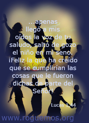 Lucas 1,39-45 - Feliz la que ha creído - Roguemos al Señor