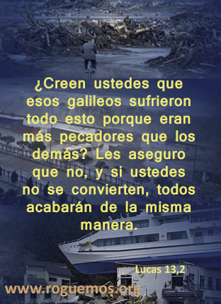 Lucas 13,1-9 - todos acabarán de la misma manera - Roguemos al Señor