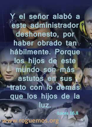 Lucas 16,1-8 - hijos de la luz - Roguemos al Señor