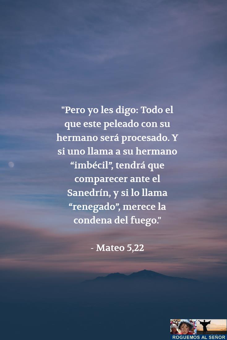 Mateo 5,20-26 Merece la condena - Roguemos al Señor