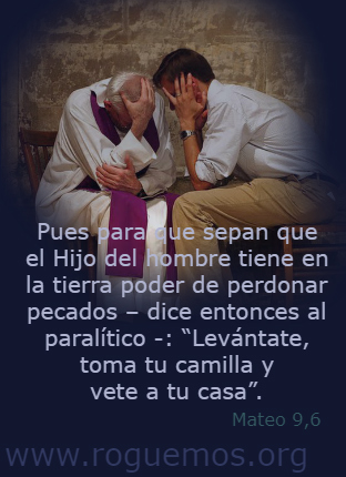 Mateo 9,1-8 – poder de perdonar pecados - Roguemos al Señor