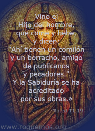 Mateo 11,16-19 - la Sabiduría se ha acreditado - Roguemos al Señor