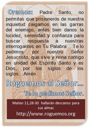 Almas - Roguemos al Señor