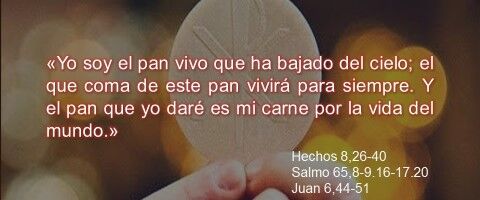 Juan 6,44-51 – el pan vivo - Roguemos al Señor